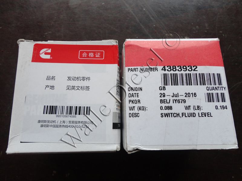 4383932 Fluid Level Switch
