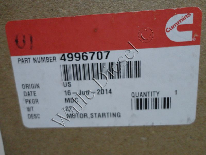 4996707 Starting Motor