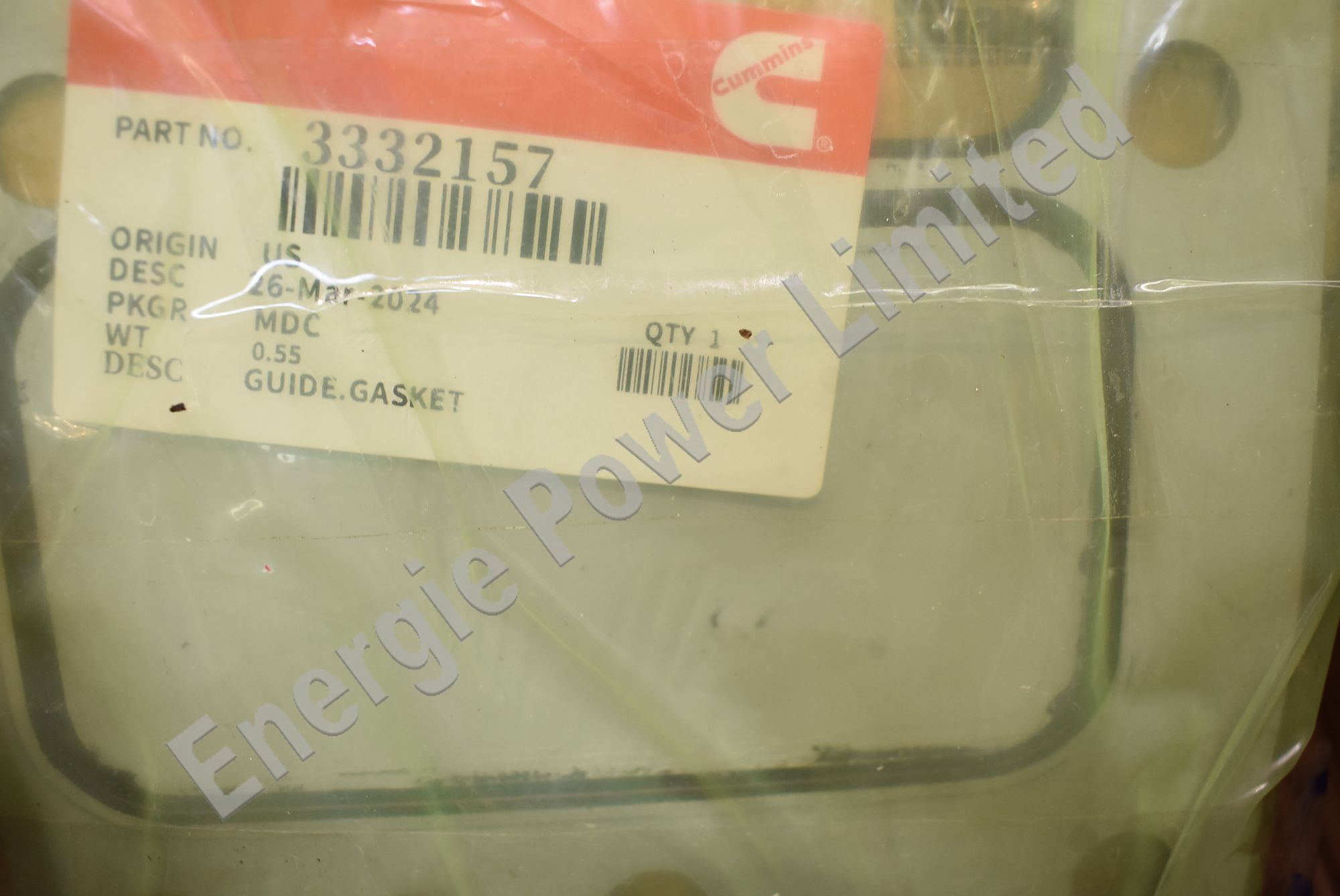 3332157 GUIDE,GASKET
